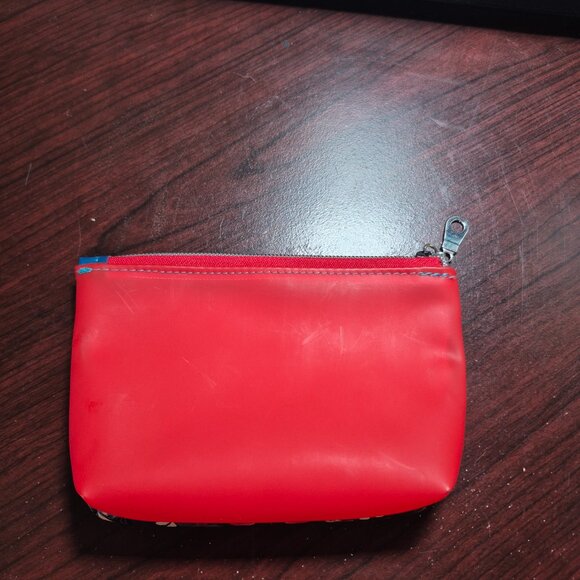 Handmade | Bags | Handcrafted Raw Edge Pouch Charming Patterned Front ...